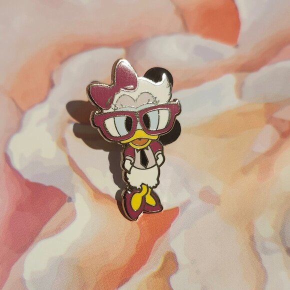 Disney | Other | Disney Daisy Duck Nerds Rule Glasses Full Body Pin ...